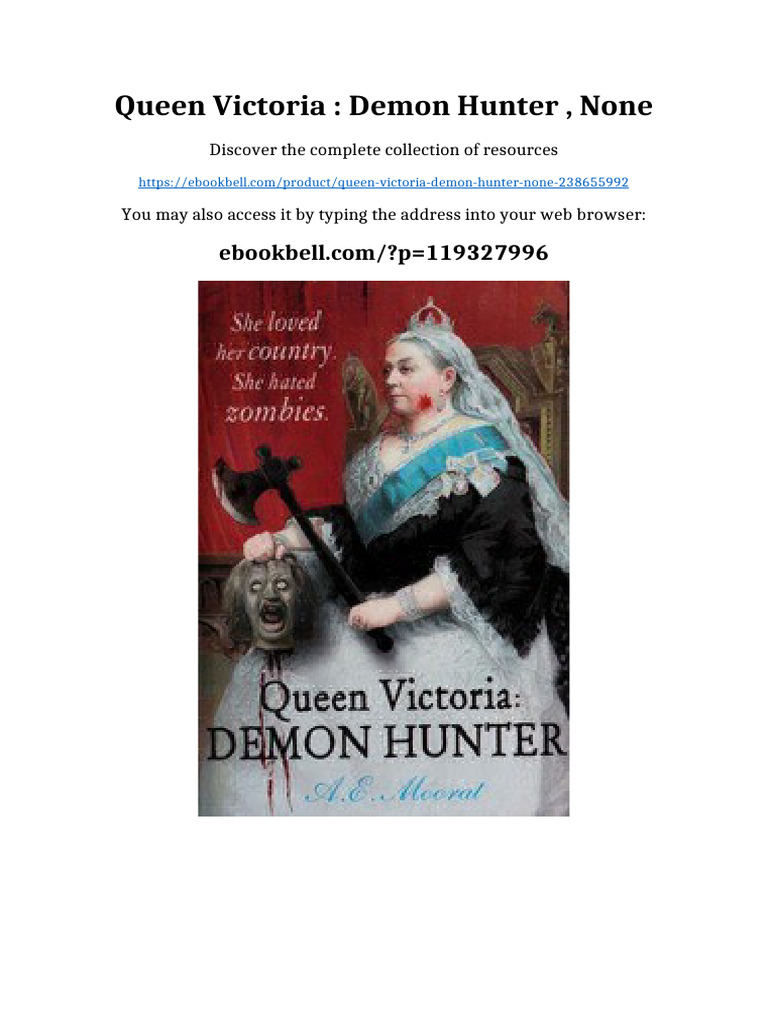 Queen Victoria: Demon Hunter, None Digital Version 2025 | PDF ...