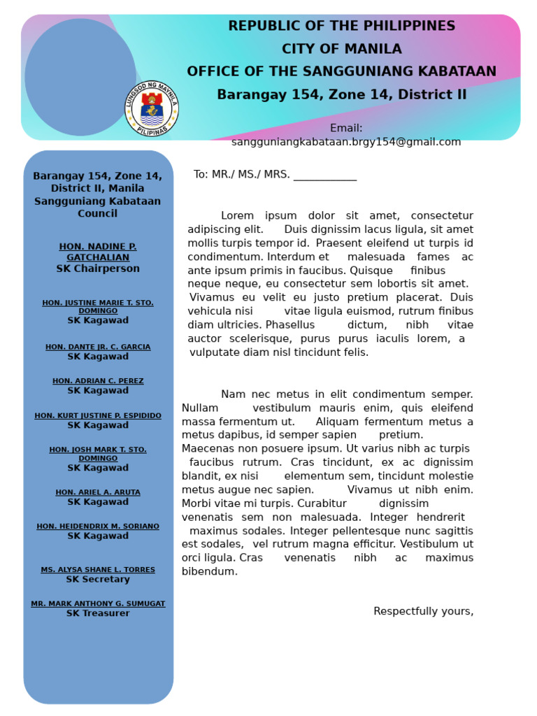 SK Letterhead | PDF