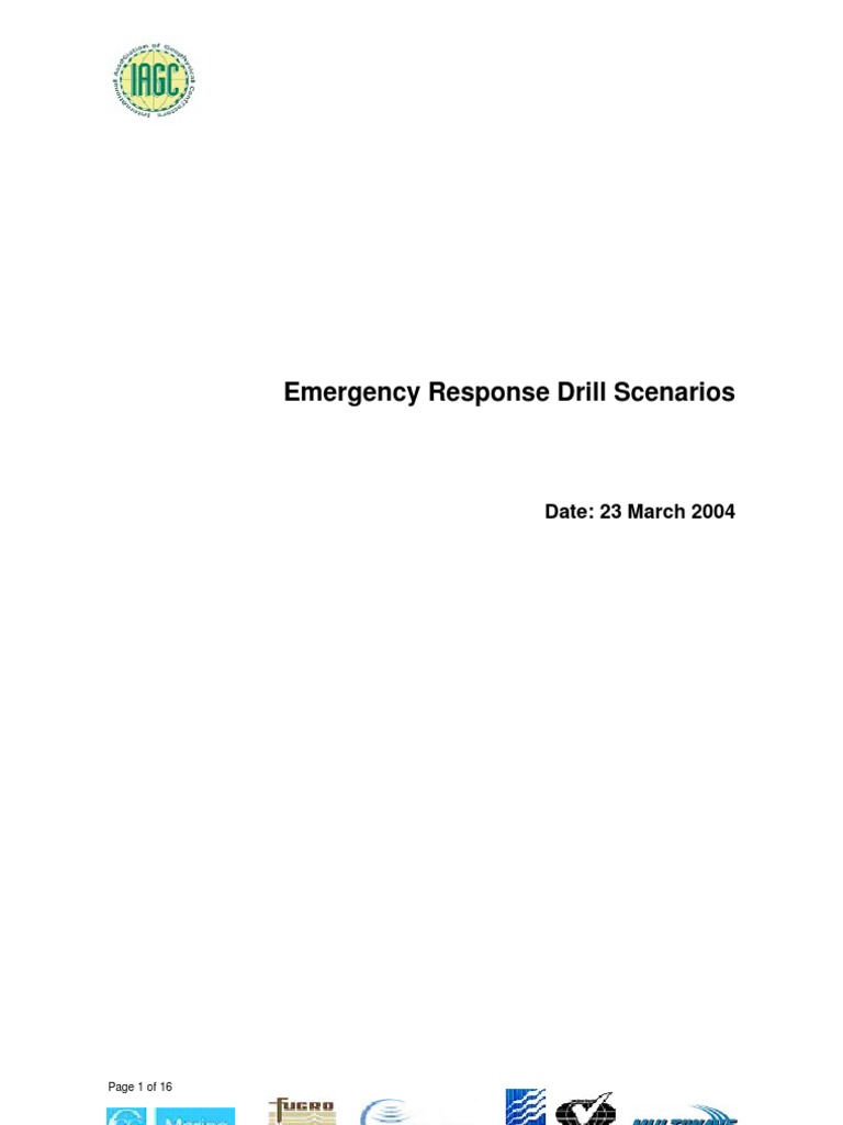 Emergency Response Drill Scenarios 1 | PDF | Cardiopulmonary ...