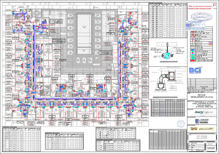 p166 Nse SD Mep Acmv l1 00004 00 First Floor Ac Layout B | PDF | Duct ...