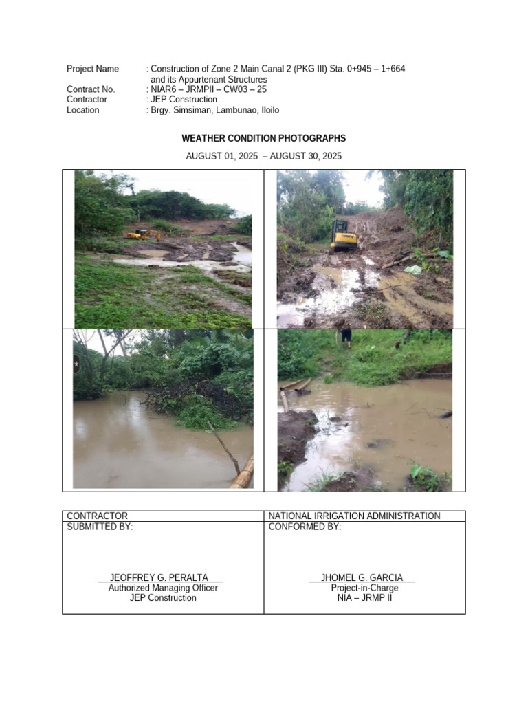 Weather Condition Photographs - Aug (1) | PDF