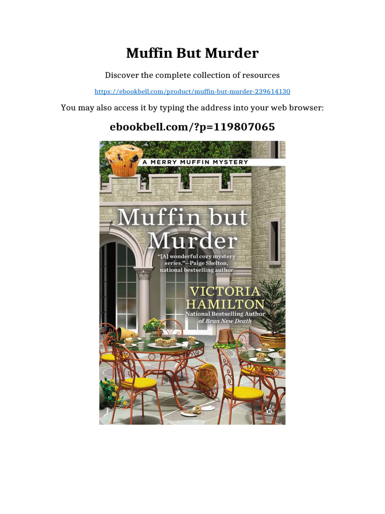 Muffin But Murder latest pdf 2025 | PDF | Intellectual Property | Copyright