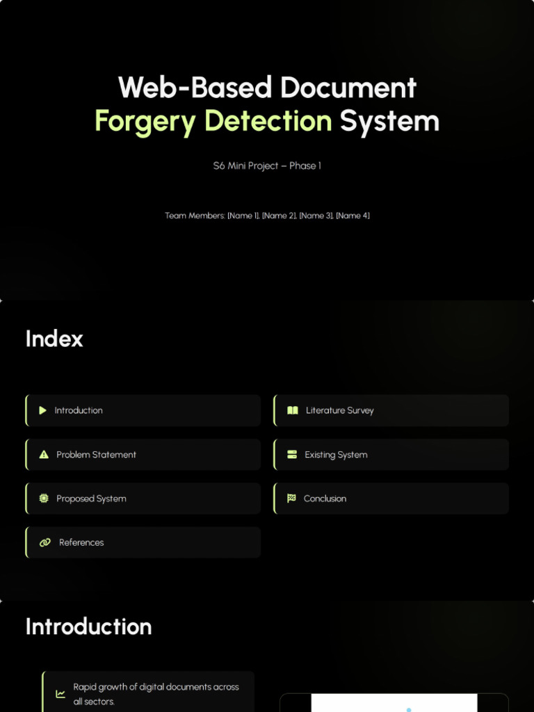 Web-Based Document Forgery Detection System | PDF