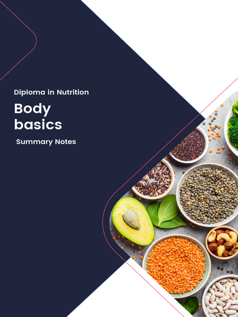 Nutrition Lesson 1 Notes | PDF | Small Intestine | Digestion