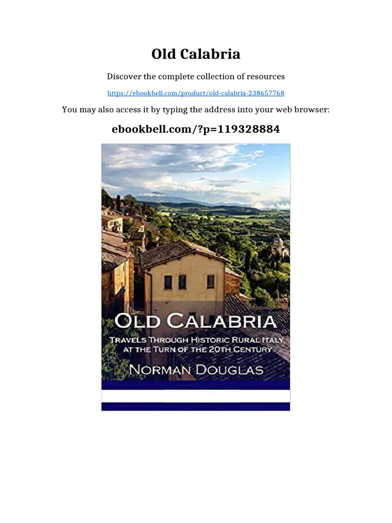 Old Calabria PDF Available | PDF | Intellectual Property | Copyright