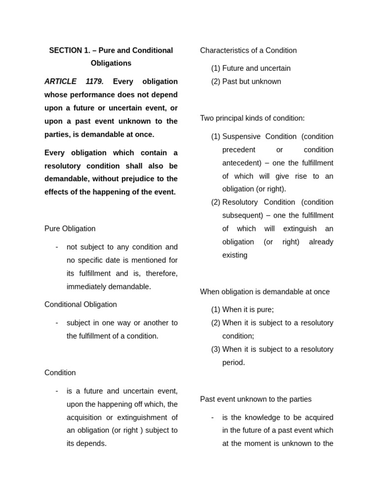 Chapter 3 Different Kinds of Obligations | PDF | Guarantee | Common Law