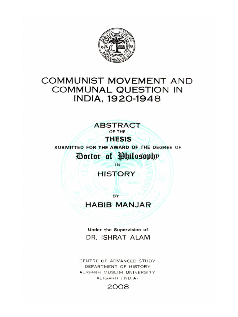 Communist and communal | PDF | Communist International | Communism