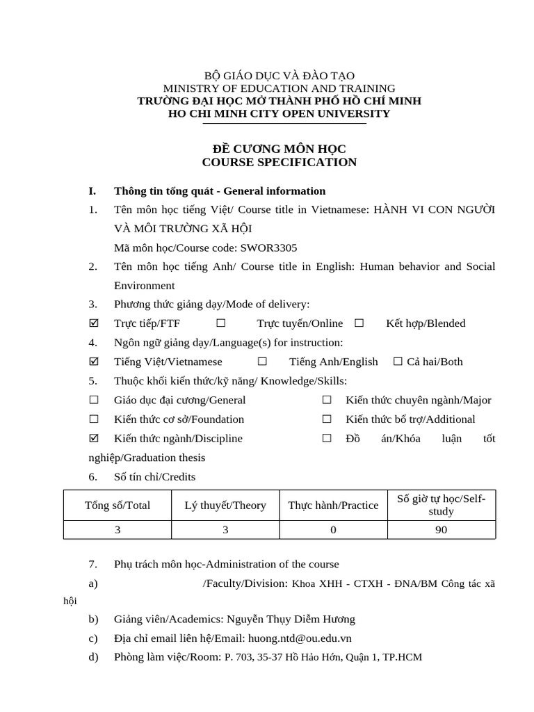 Hanh Vi Con Nguoi Va MTXH - TLH | PDF