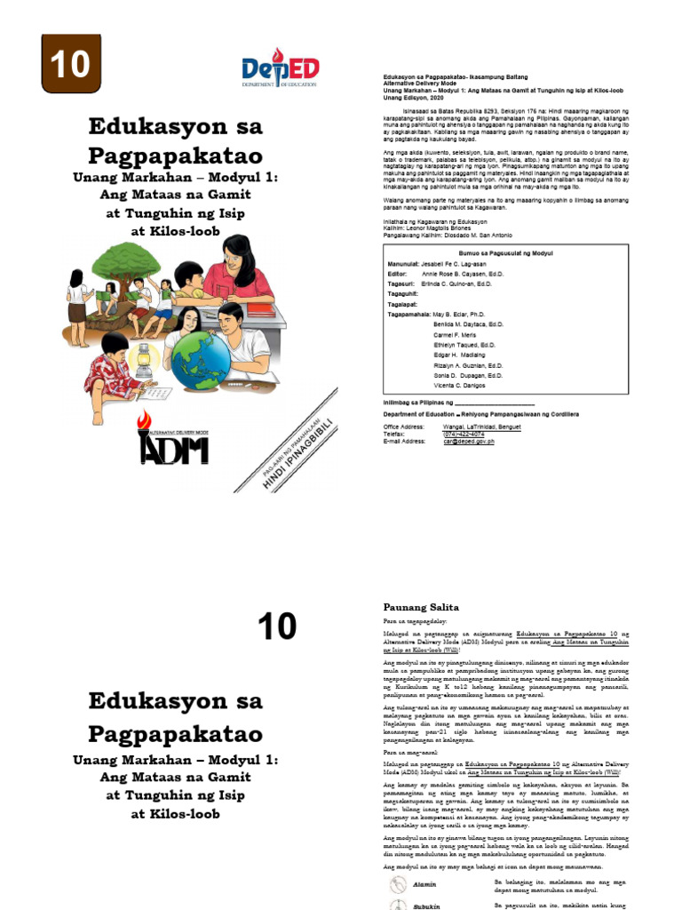 Esp 10. Module 1 | PDF