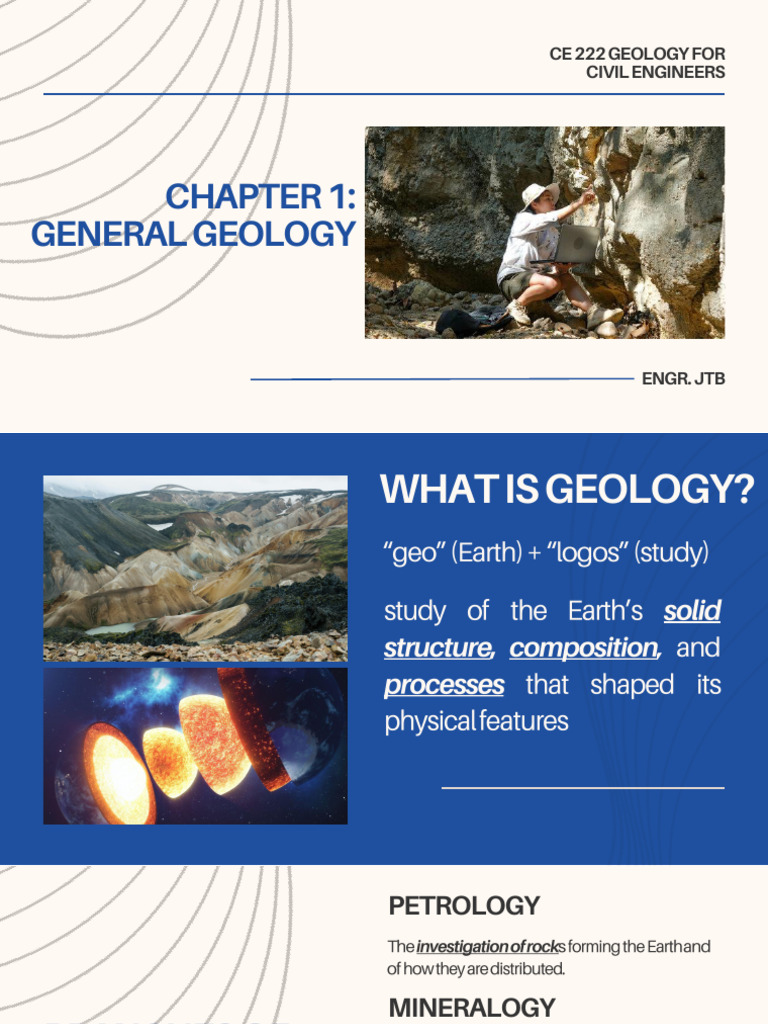 Civil Engineering Lessons (Engineering Utilities, Geology, and ...