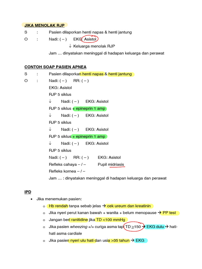 Contoh Terapi Rs Bunut | PDF