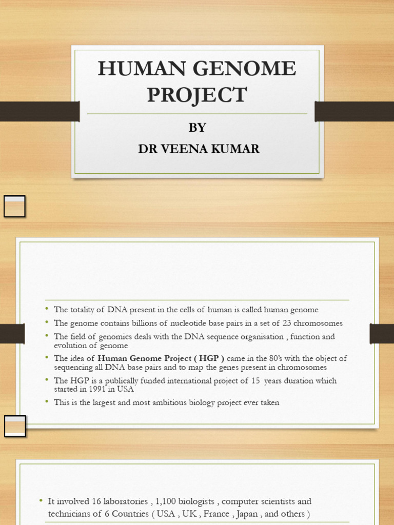 Human Genome Project | PDF | Human Genome | Gene