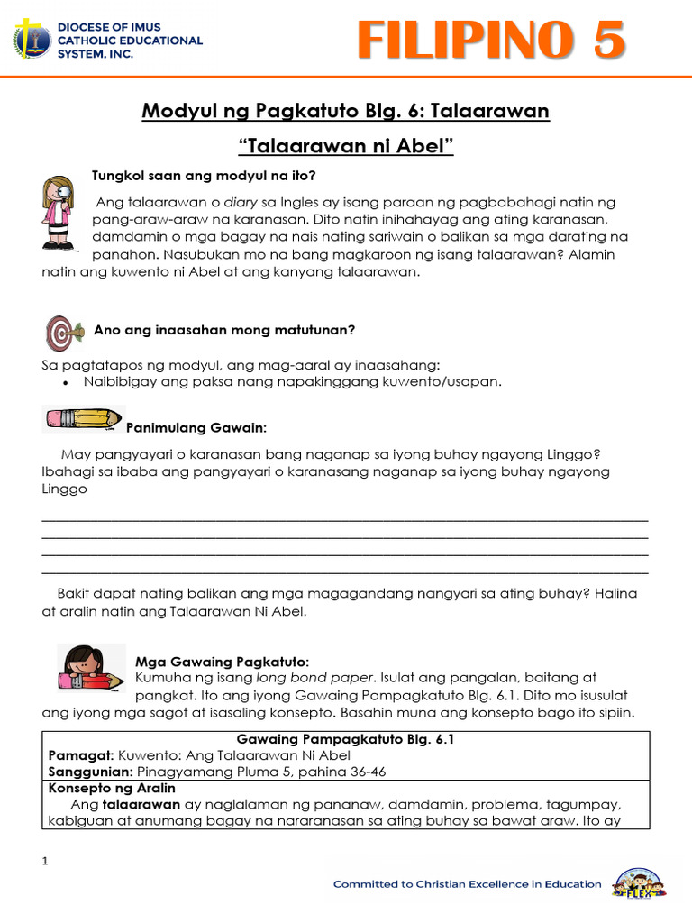 Filipino 5 Module 6 Final (P) | PDF