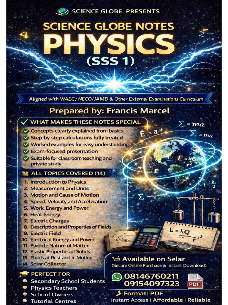 SCIENCE GLOBE PHYSICS SSS 1 (GRADE 10) - Pagenumbered | PDF | Friction ...