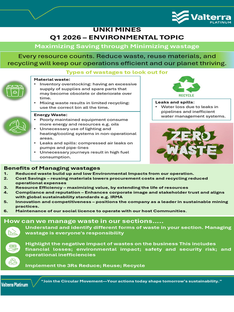 Q1 2026 - Environmental Topic | PDF