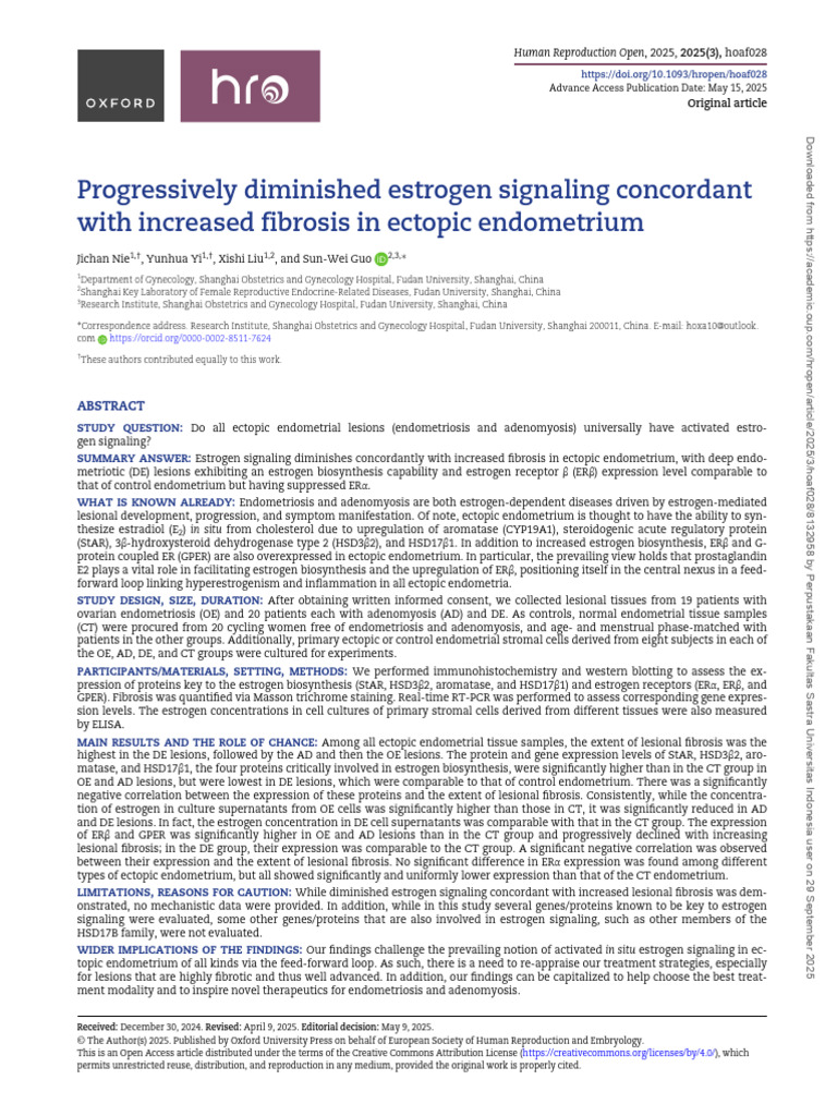 5_Progressively diminished estrogen signaling concordant with increased ...