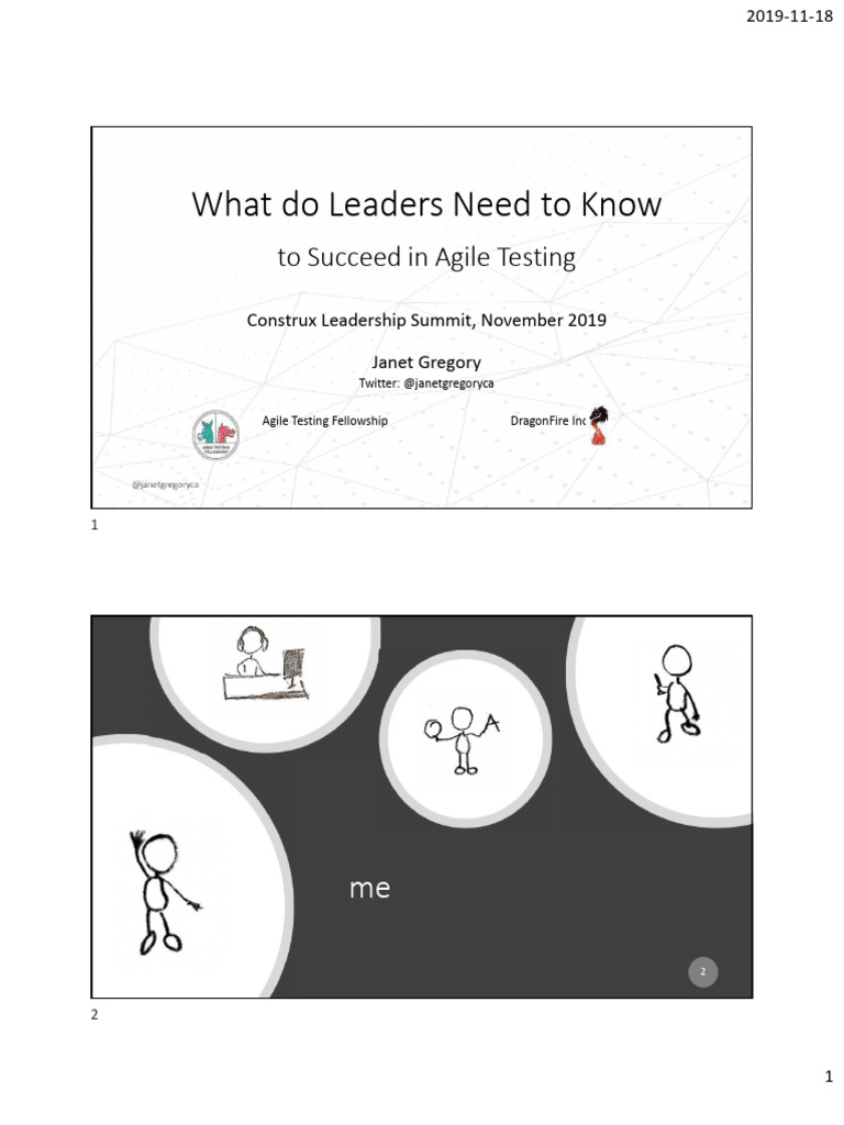 What Leaders Need To Know About Agile Testing | PDF | Software Engineering