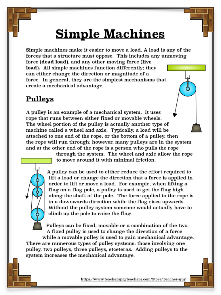 1. Forces Acting on Structures and Mechanisms_1 (1) | PDF | Lever ...