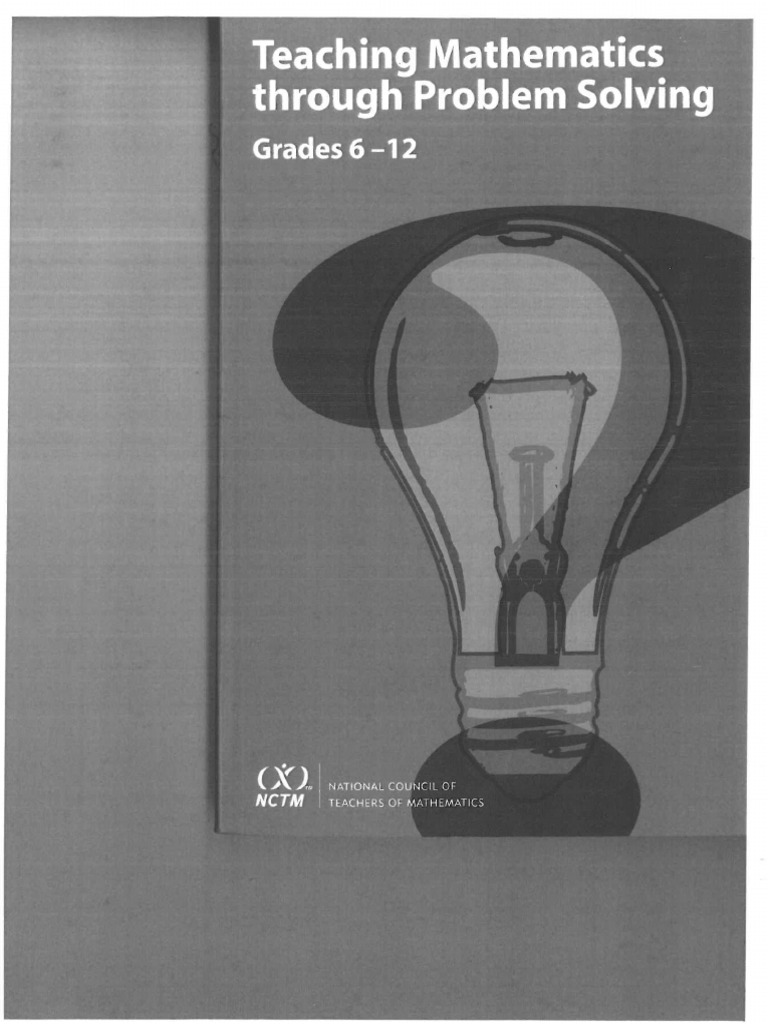 Teaching Mathematics Through Problem Solving - Research Perspectives | PDF