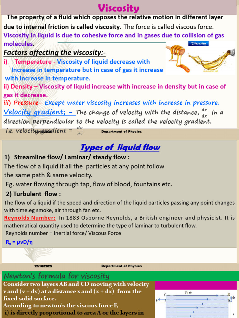Viscosity_251224_191138 | PDF | Fluid Dynamics | Viscosity