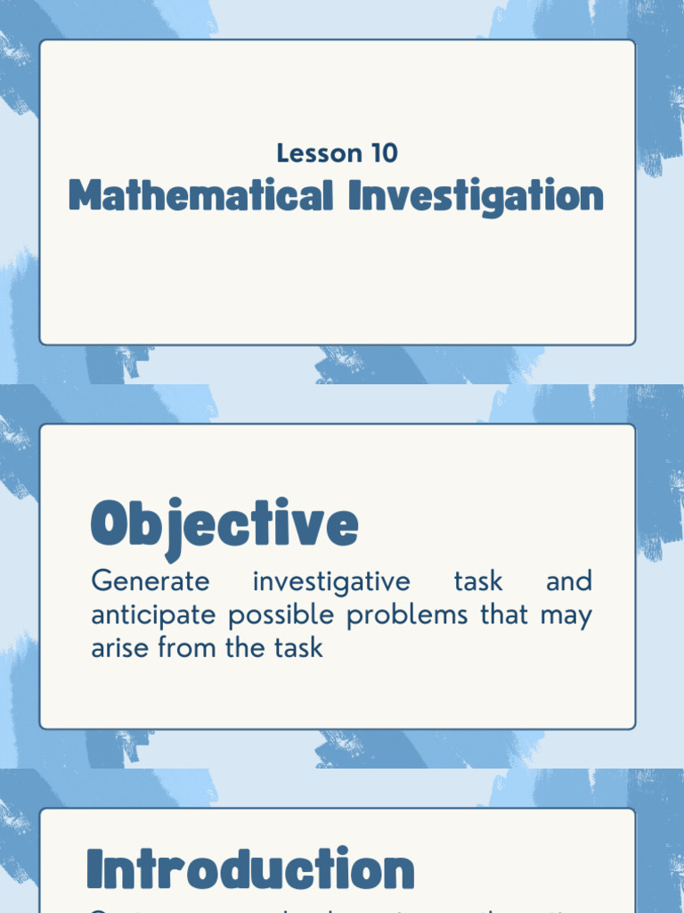 Mathematical Investigation | PDF
