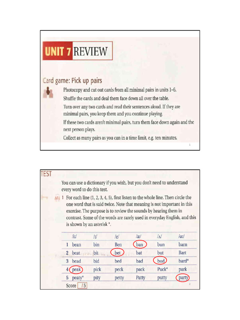 7 UNIT 7 REVIEW | PDF