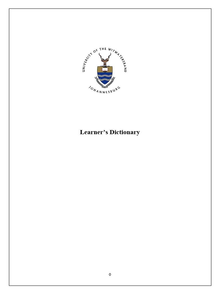 Mahloane Towards 2023 | PDF | Lexicography | Dictionary