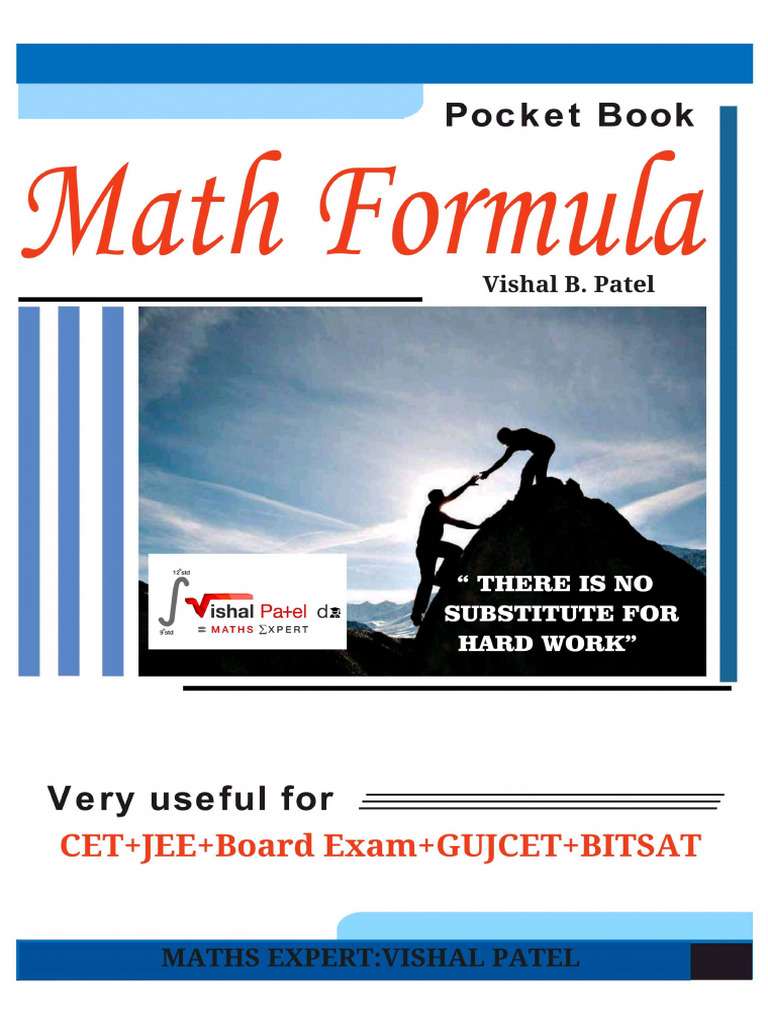 Maths Formula's Pocket Book[1] | PDF