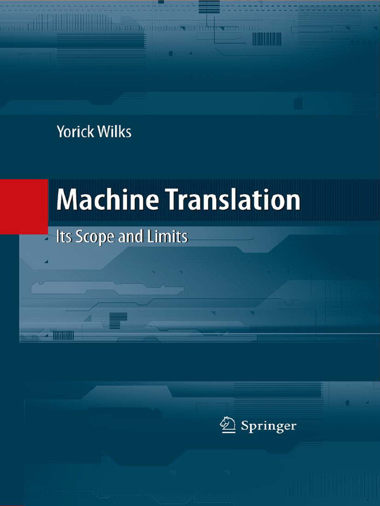 Machine Translation - Its Scope and Limits | PDF | Parsing | Linguistics
