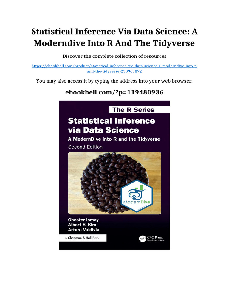 Statistical Inference via Data Science: A ModernDive into R and the ...
