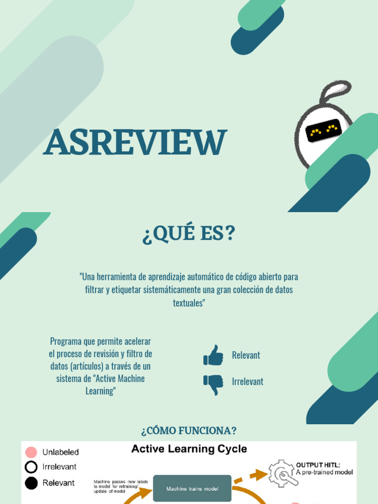 Presentación ASReview | PDF