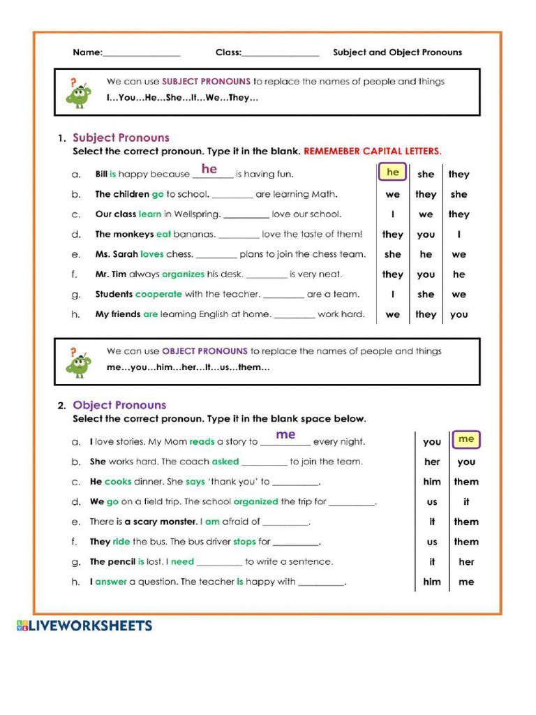 Worksheet 74396 | PDF