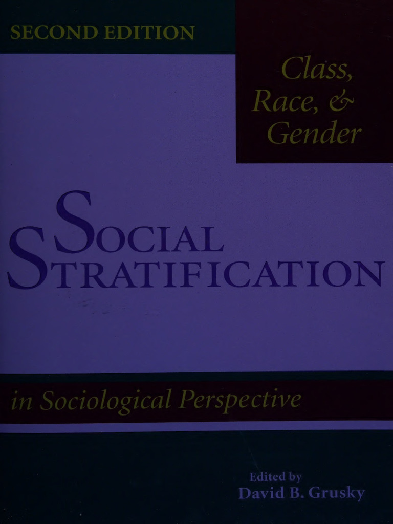 David B. Grusky | PDF | Sociology | Social Stratification