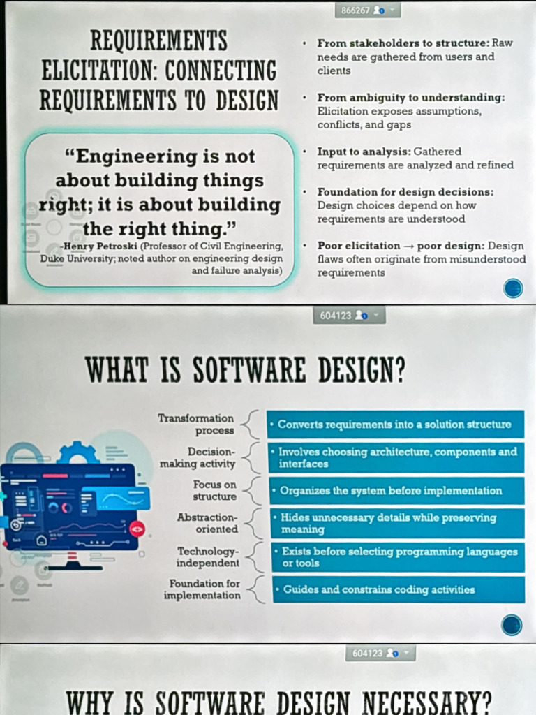 Requirement Elicitation & Software Design | PDF