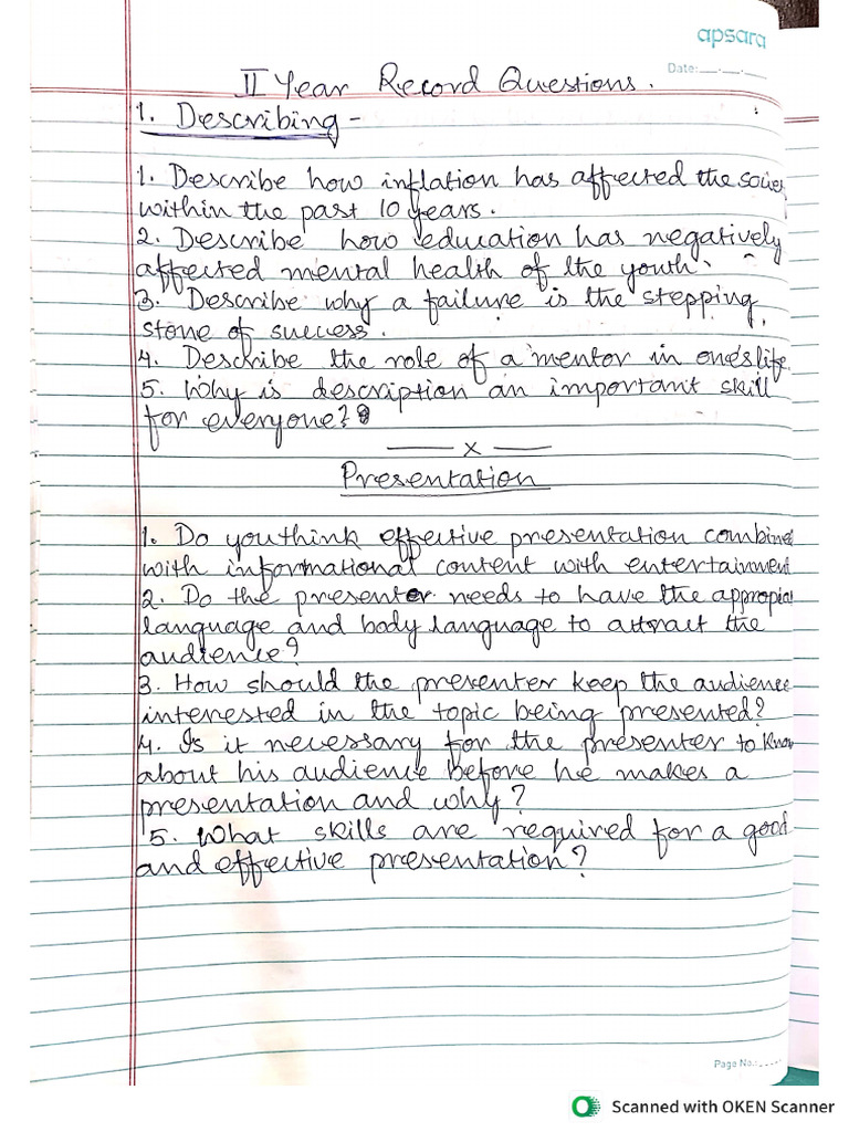 Record Questions | PDF