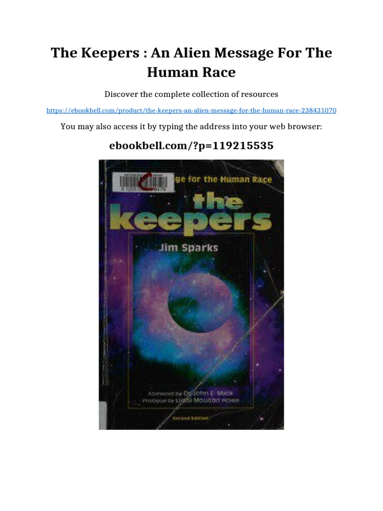The keepers : an alien message for the human race Full Chapters ...