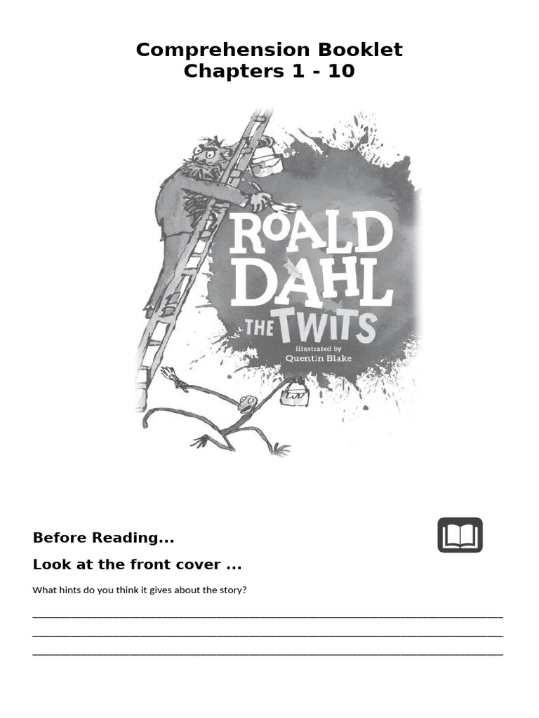 The Twits Booklet 1 Chapters 1-10 | PDF | Part Of Speech | Adverb