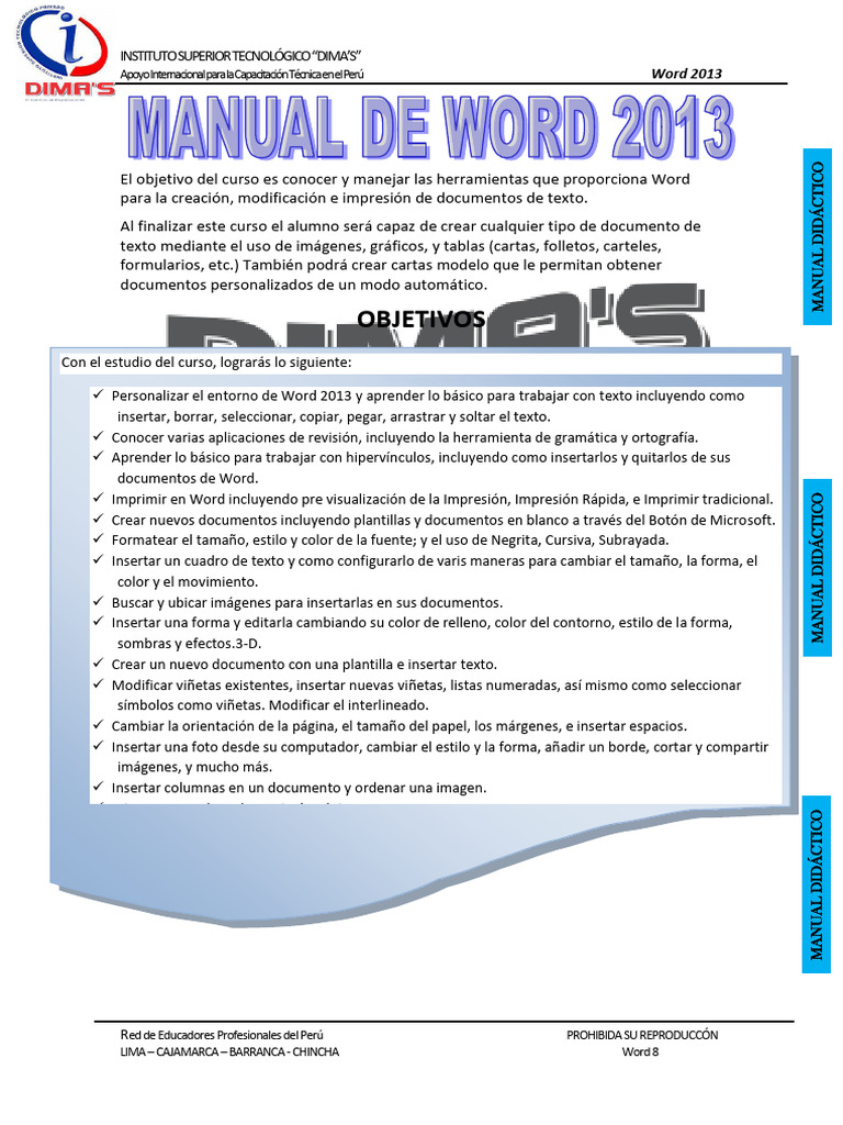 Manual de Word | PDF | Microsoft Word | Software
