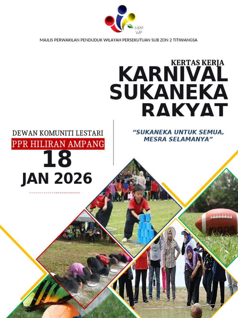 Kertas Kerja Sukaneka MPPWP SubZon2 Pindaan (1) | PDF