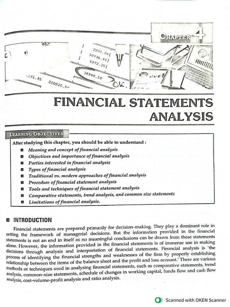 comparison statement cgapter | PDF
