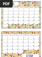 Calendrier Maternelle Moustache 2025-2026 | PDF
