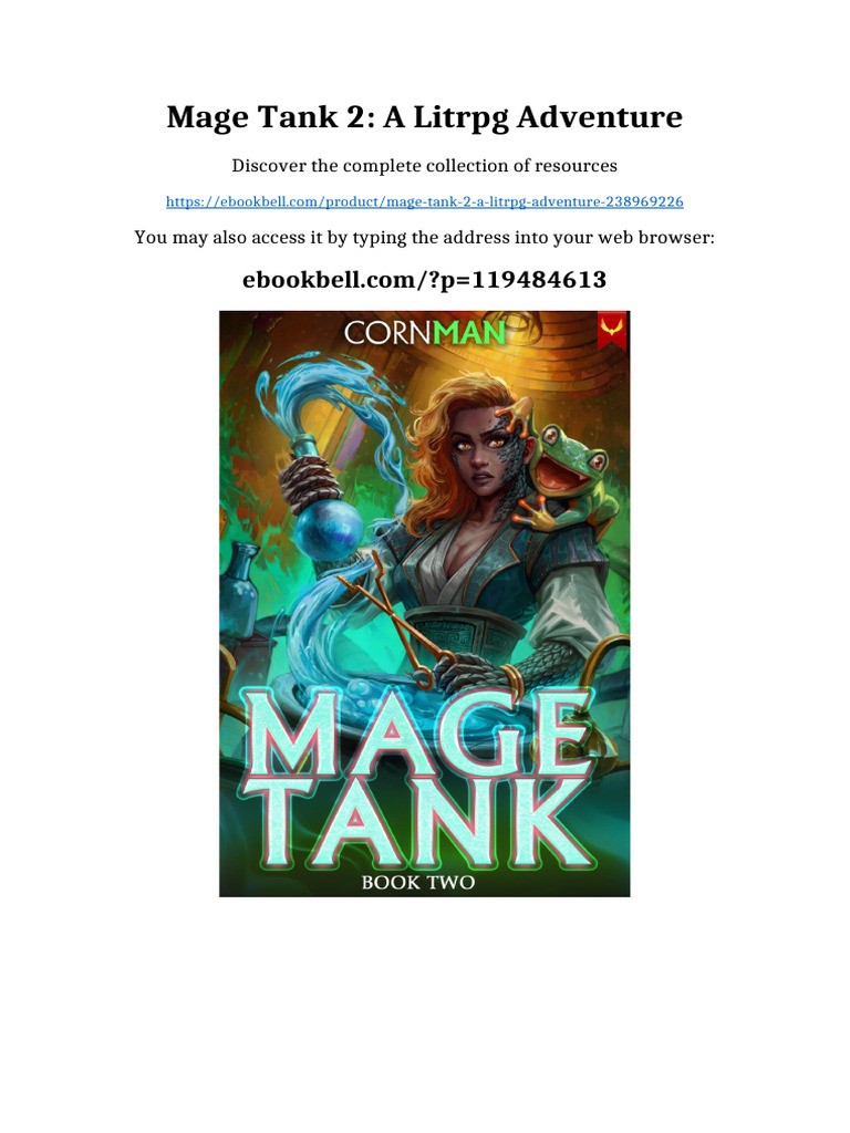 Mage Tank 2: A LitRPG Adventure Kindle & PDF Formats | PDF | Censorship ...