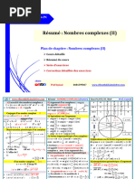 Résumé des Nombres Complexes 2 Bac | PDF | Nombre complexe | Algèbre ...
