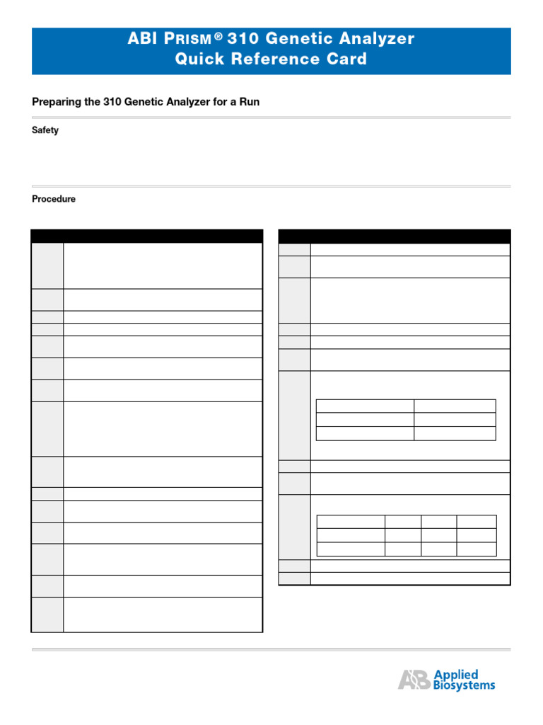310 Quick Reference Card 04317590 | PDF | Computer File | Syringe