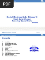 Setup of GL (General Ledger) On Oracle EBS R12 | PDF | Databases | Computing