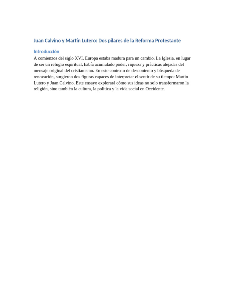 Filosofia r | PDF | John Calvin | Martin Luther