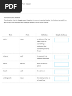 "Understanding 'The Lottery' Quiz" | PDF