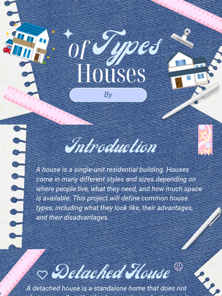 Types of Houses Project FRM | PDF | Condominium | Apartment