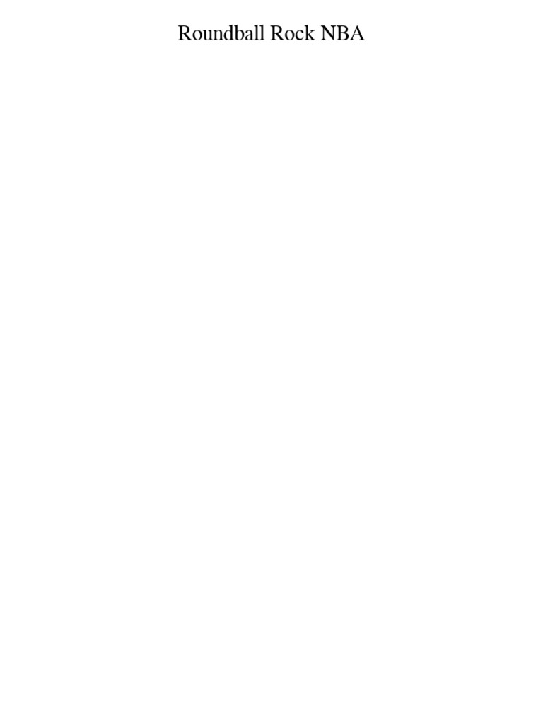 Roundball Rock NBA *5 star -Score_and_Parts | PDF | Music Production ...