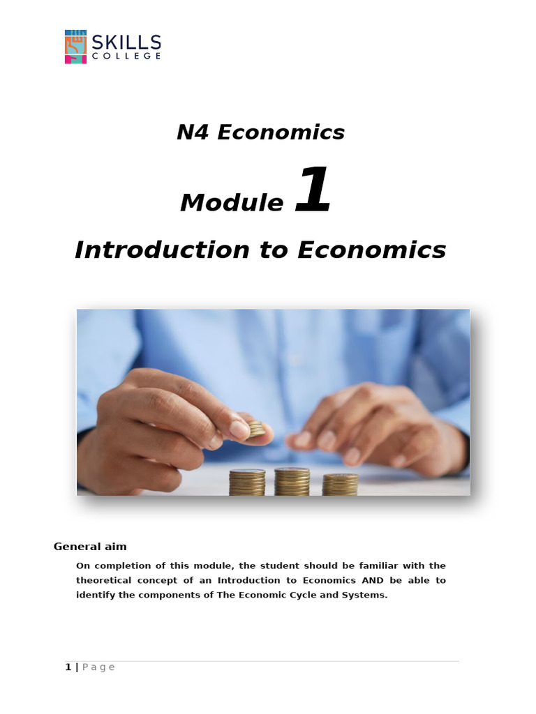 1 Introduction To Economics | PDF | Economics | Gross Domestic Product